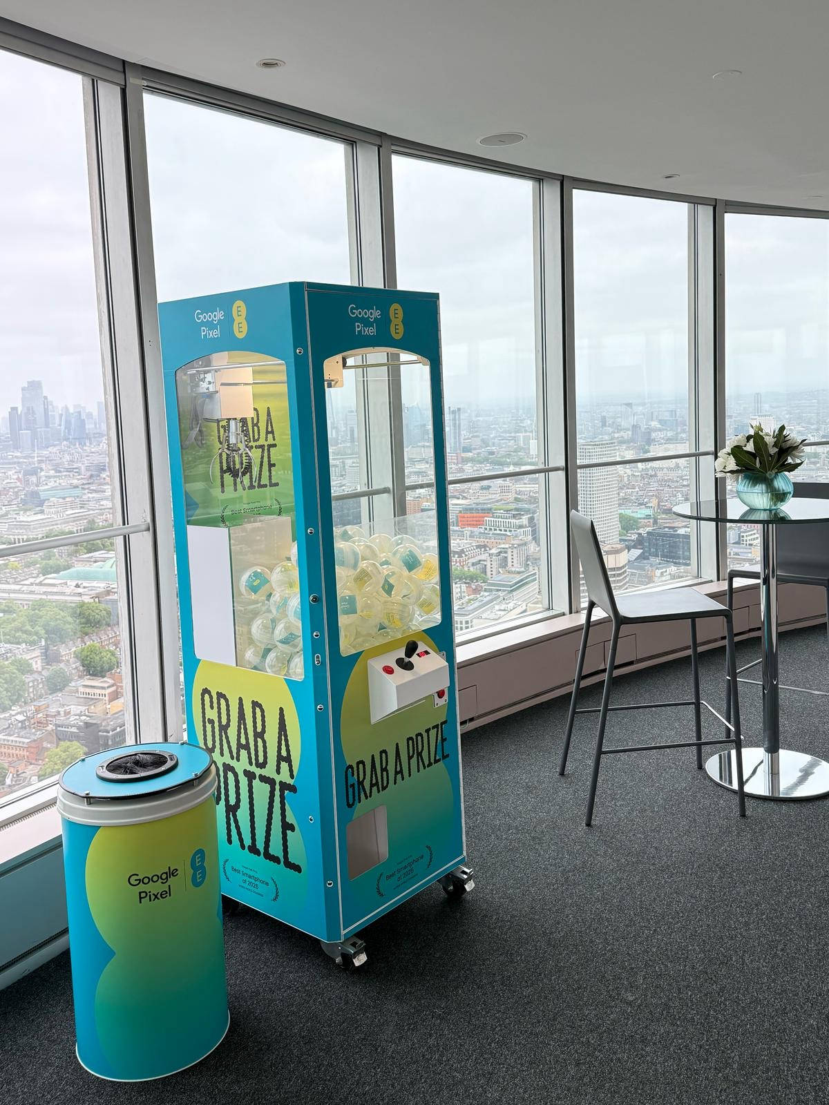 Prize Crane Hire | Branded Arcade Claw Machine For Exhibitions