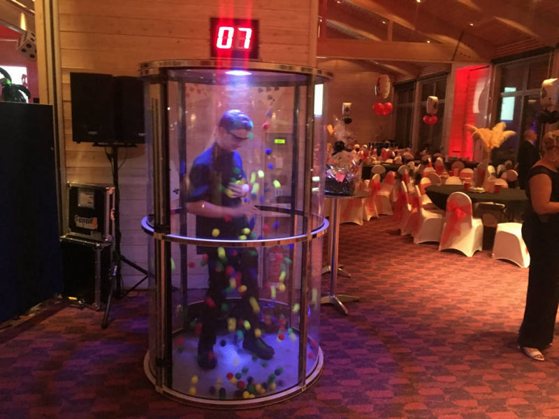 Tornado Ball Grabber Game Hire | Corporate and Branded Games