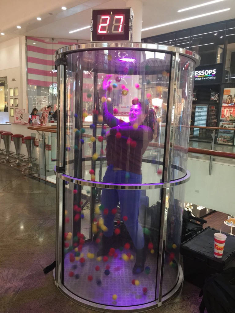 Tornado Ball Grabber Game Hire | Corporate and Branded Games